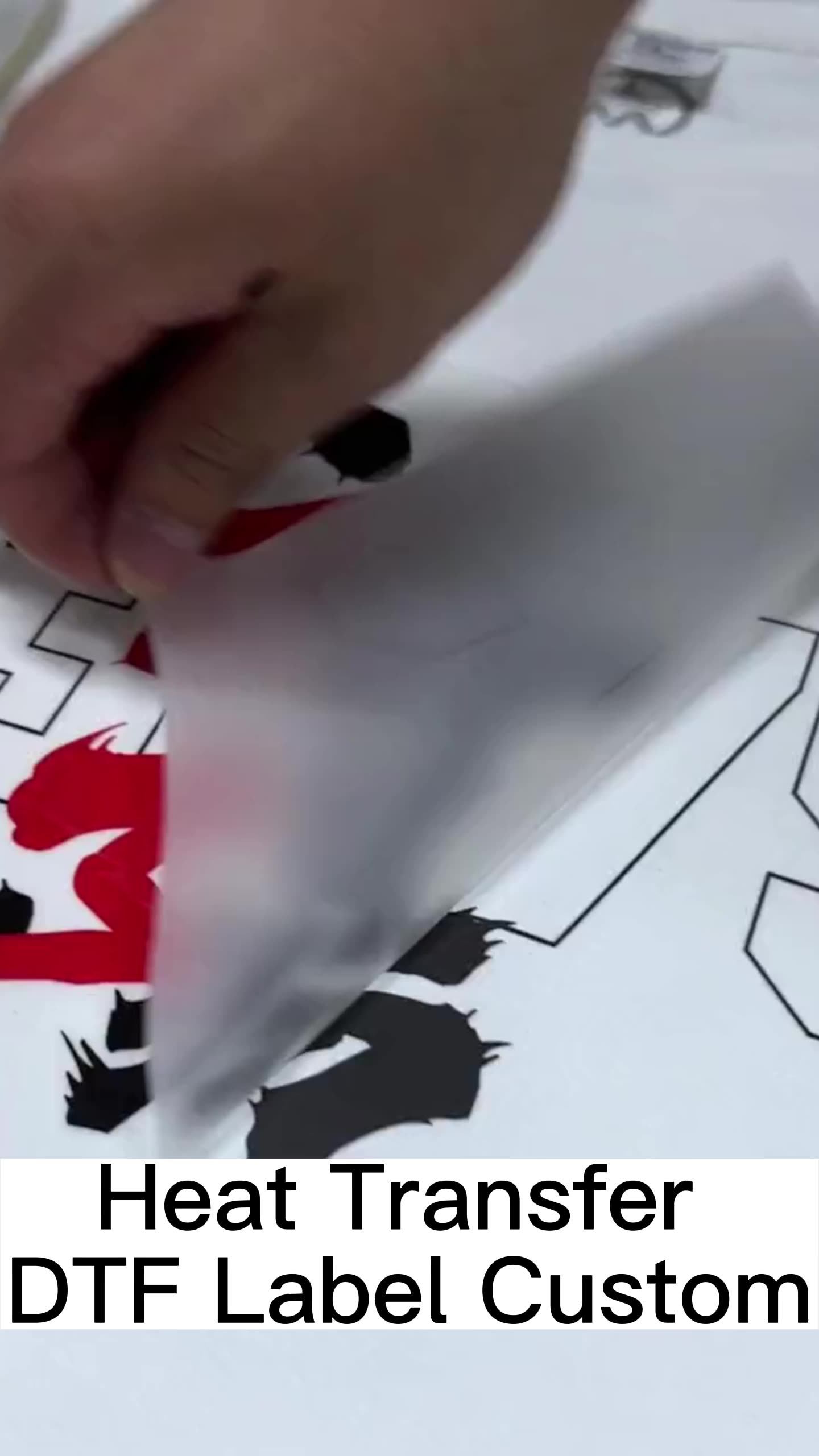 Custom Heat Transfer Sticker Garment Labels Iron On Logo Patch For ...