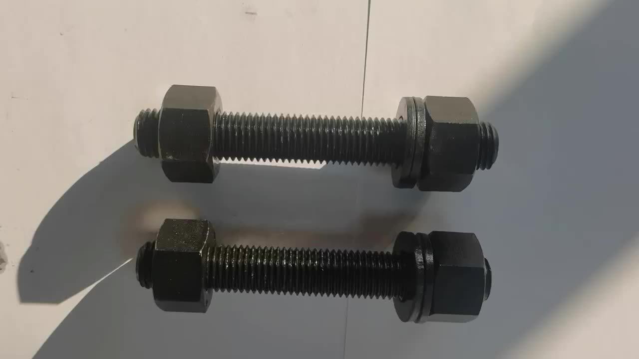 Fastener Double End Studs Threaded Rod Stud Bolt High Strength 8 8 ...