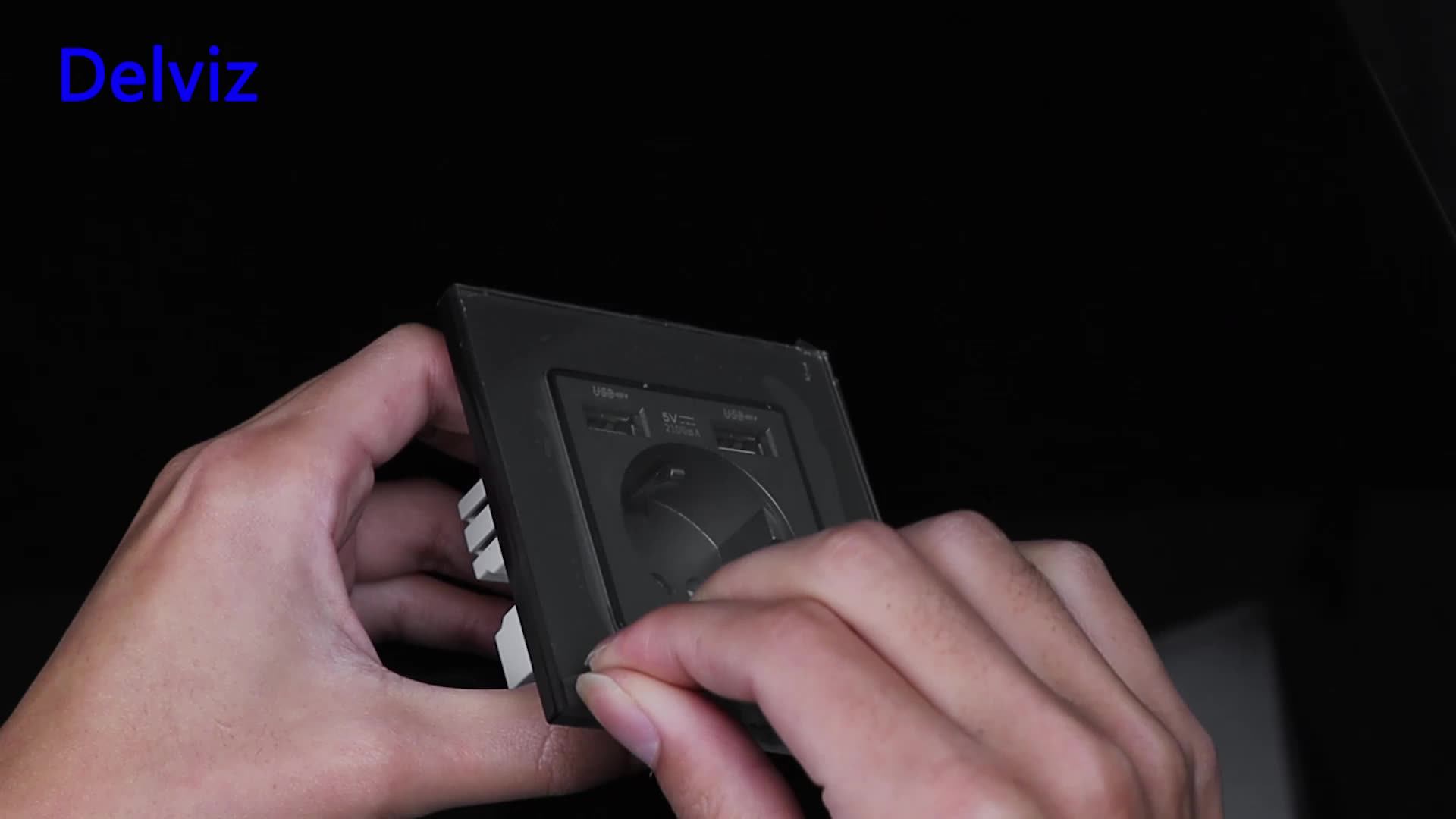 Delviz Toughened Crystal Glass Switch Panel,Ac 110v~250v Square 16a ...