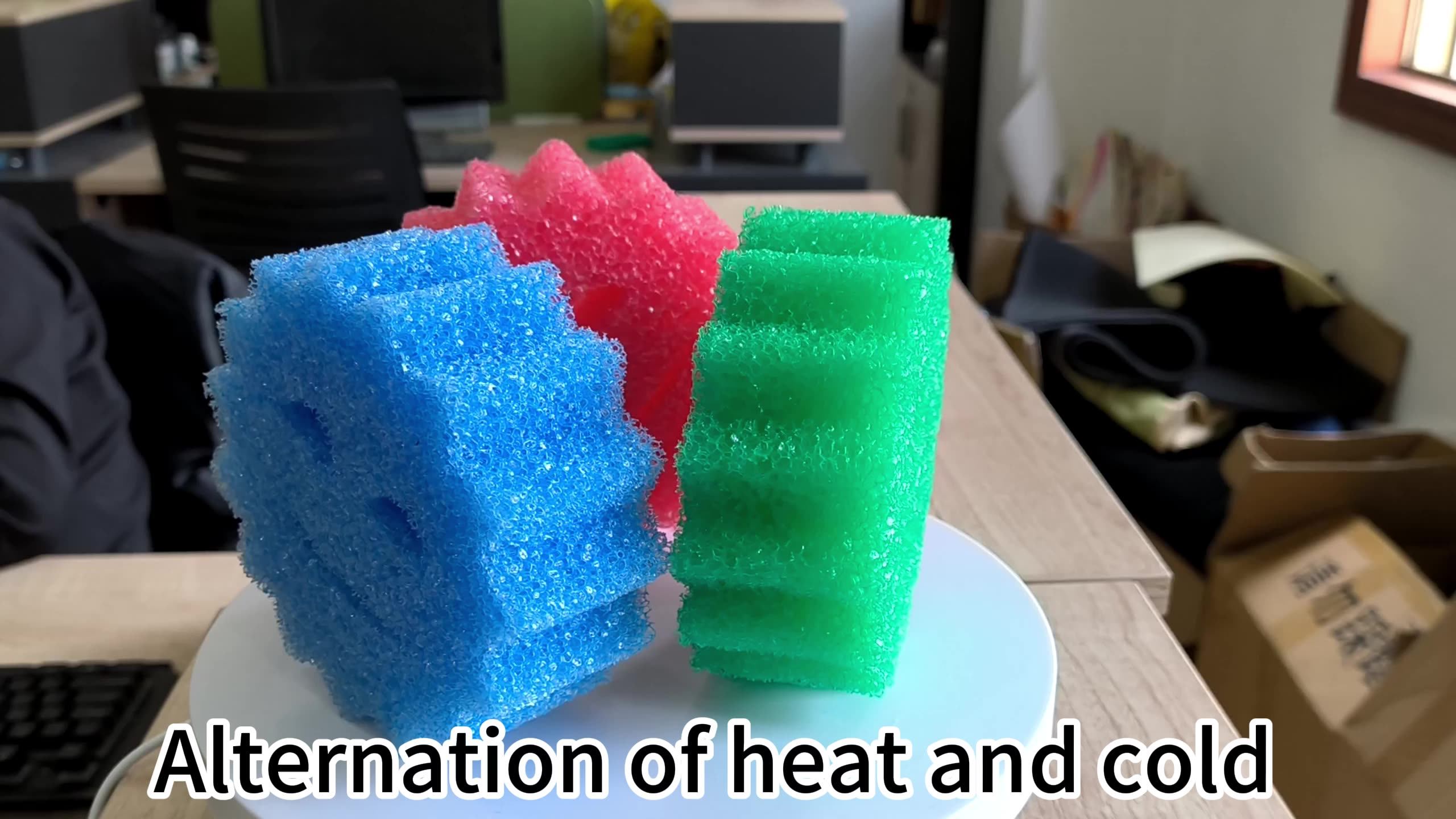 Kitchen Scrub Happy Face Sponge Smile Daddy Mommy Scrubbing Washing ...