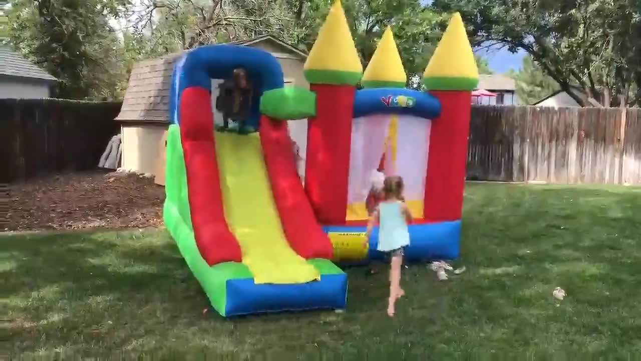 Indoor Outdoor Inflatable Jumping Castle Bouncy Castle Kids Juegos ...