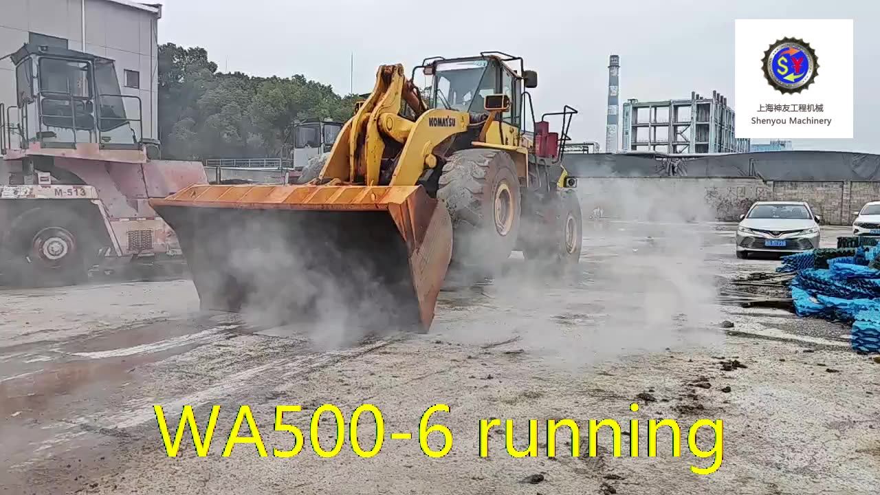 Japan Made Heavy Wheel Loader Komatsu Wa500-6,Original Painting Komatsu ...