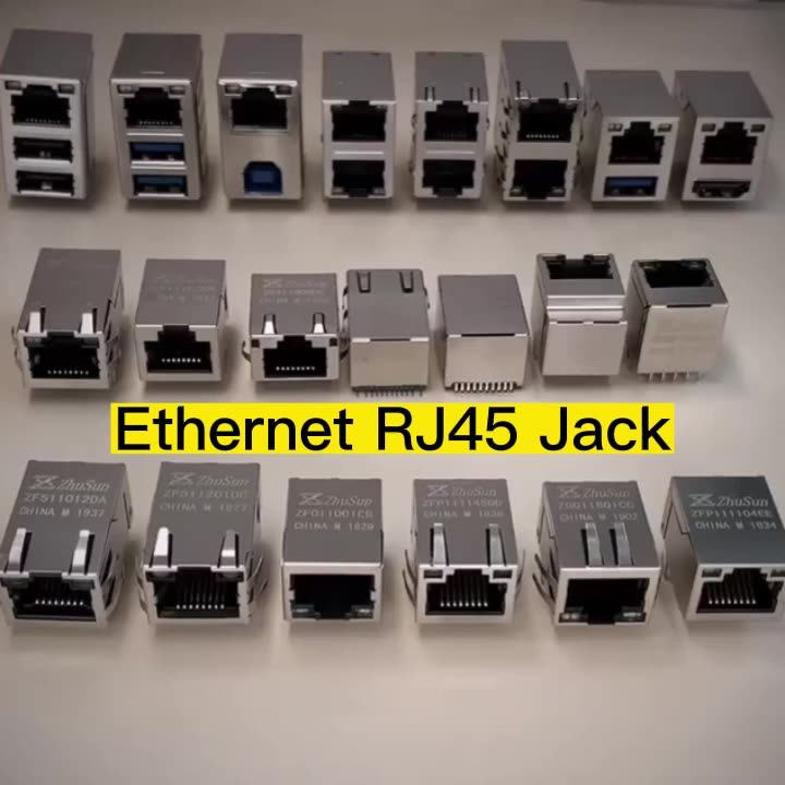 Jfm3811f-2101-4f Single Port 1000base-tx Filtered Rg45 Rj45 Connector ...