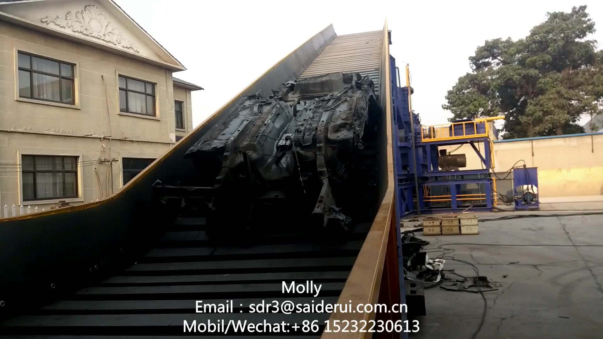 New Design Scrap Car Shredder/car Crusher/ Metal Recycling Machine ...