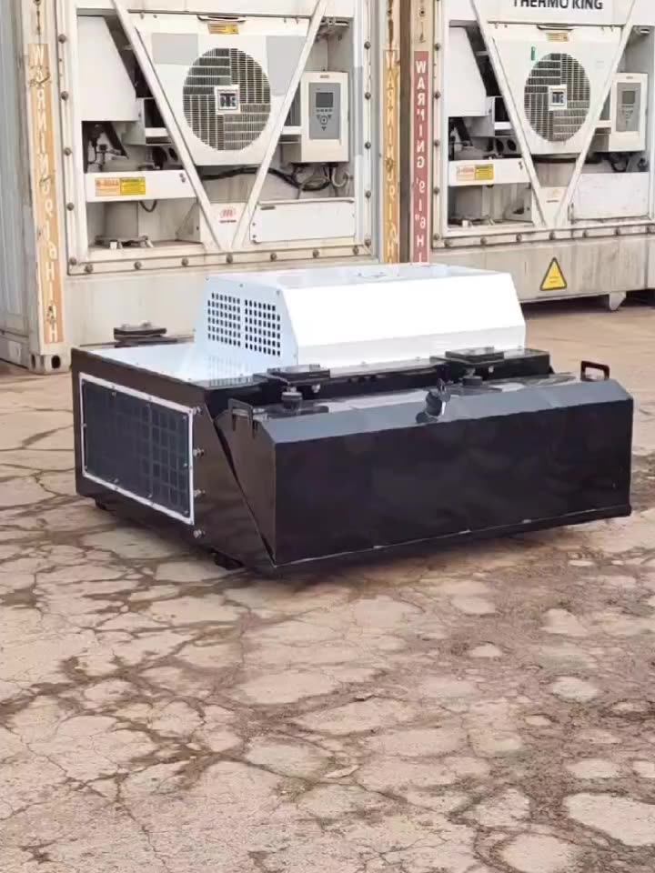 Mobile Trailer Chassis Installation Generator Set Cold Chain ...