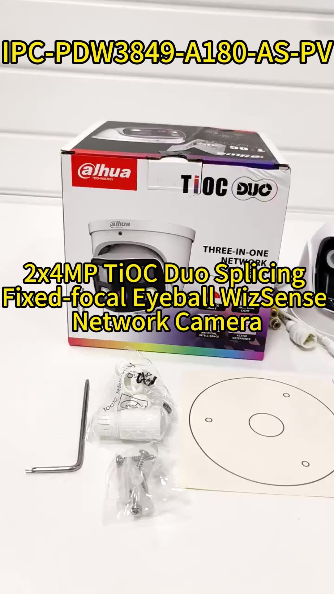 Dahua Full Color Night Vision 8mp 4k 4mp Face Detection Face ...