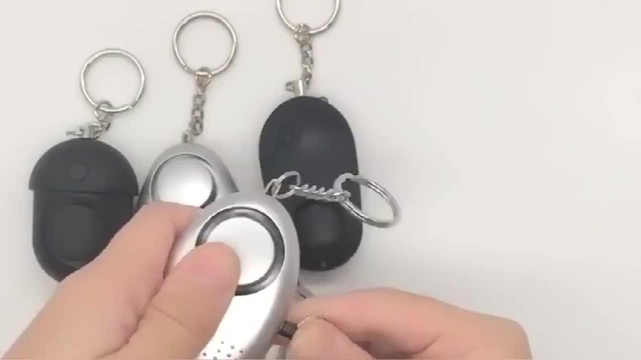 130db Mini Safe Pull Pin Personal Alarm With Keychain For Women Kids ...