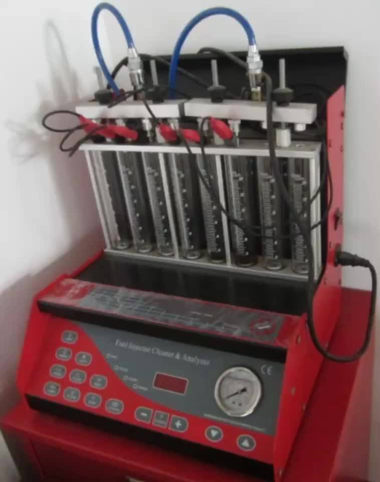 8cylinder Electronic Fuel Injector Tester & Cleaner Machine Diagnostic ...