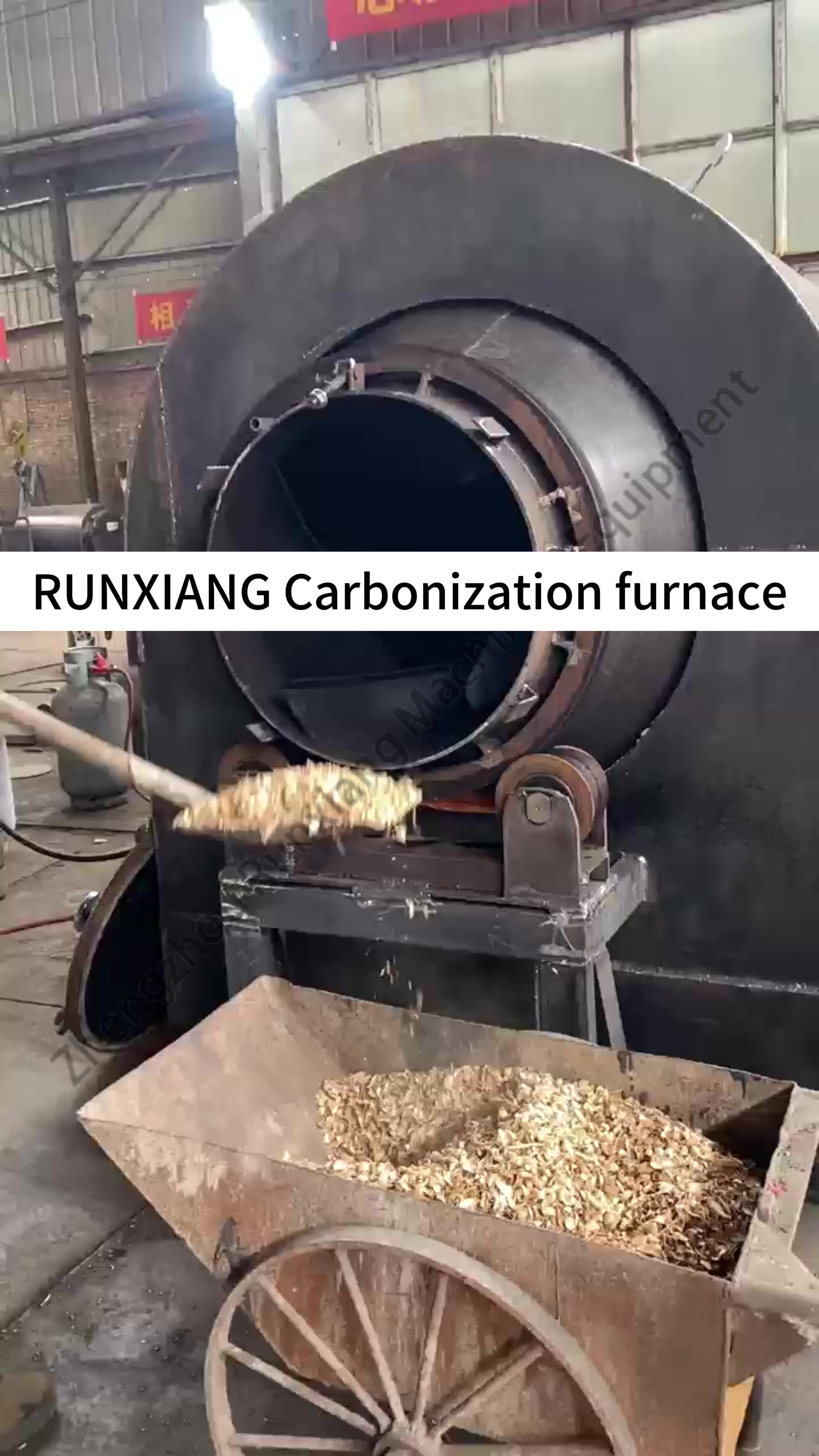 Biomass Briquette Carbonization Furnace Wood Sawdust Smokeless ...