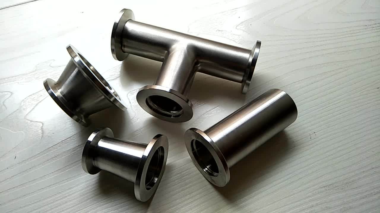 Vacuum Iso-k Nw10 Nw16 Nw25 Nw40 Nw50 Tee Nipples Stainless Steel ...