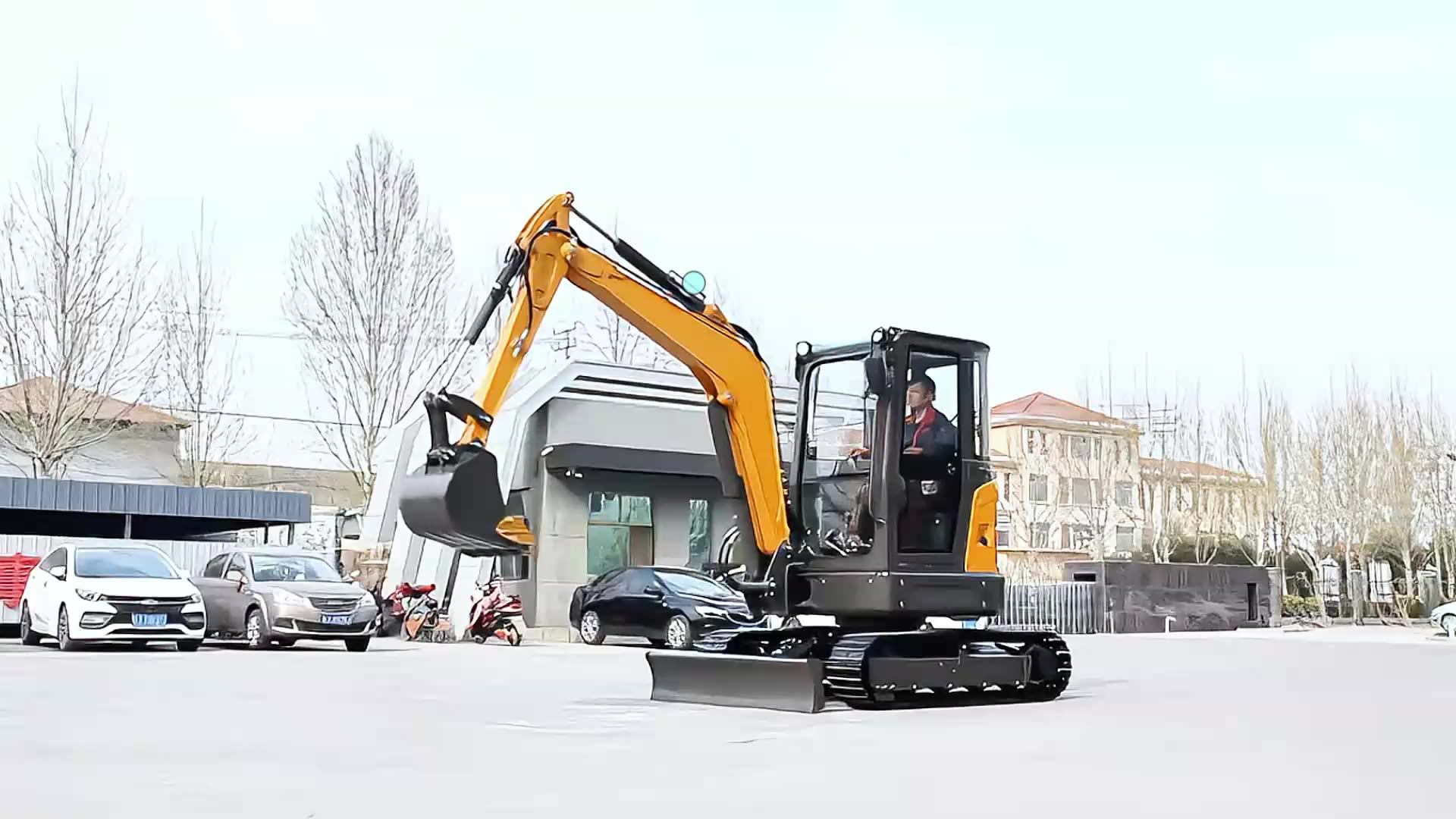 Free Shipping Euro 5 Epa Engine Mini Excavator 1 Ton 2 Ton 3.5 Ton Used ...