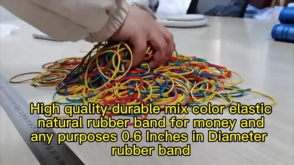 Customized Food Grade Rubber Band Multi-colored Wide Natural Rubber ...
