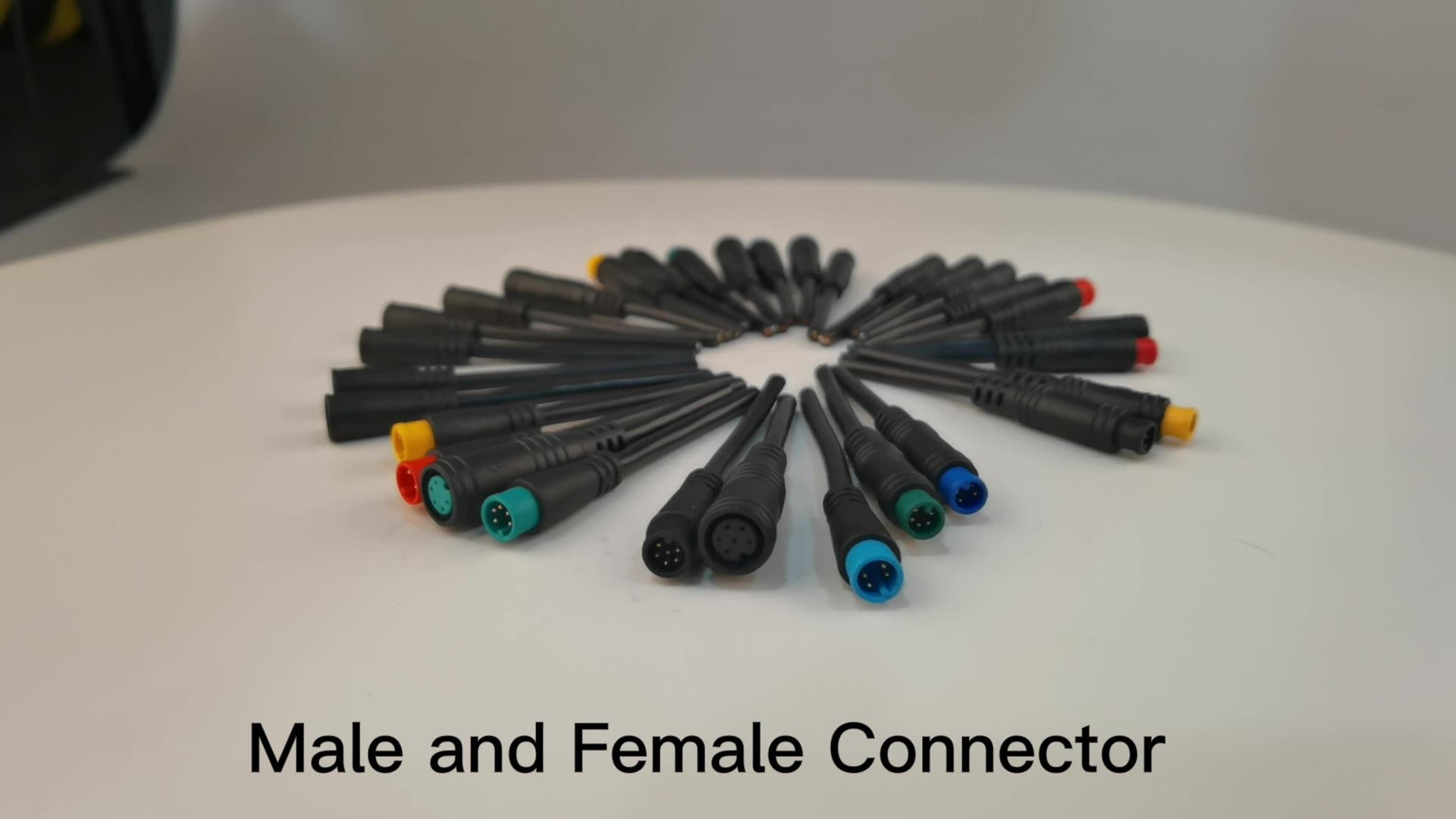 M7 Waterproof Connectors 3 Pins Low Power Connector Cable For ...