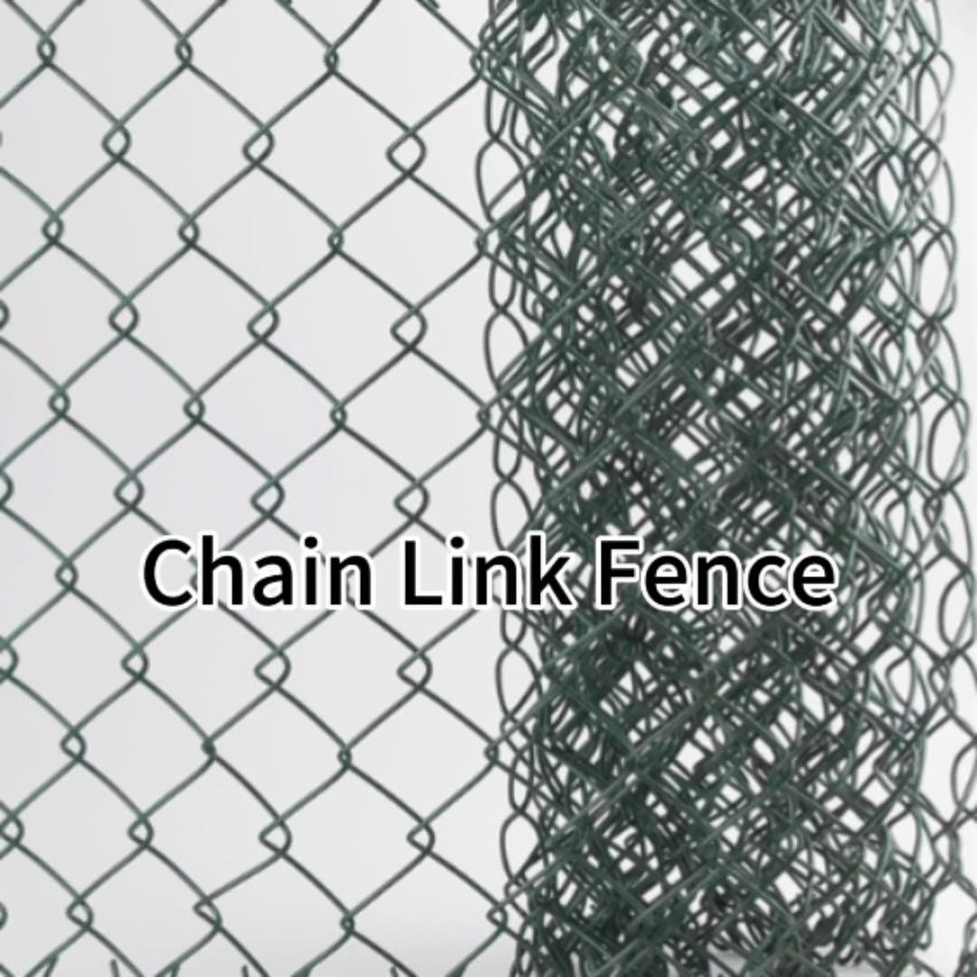 Used 9 Gauge Galvanized Cyclone Pvc Coated Used Wire Fence Chain Link ...