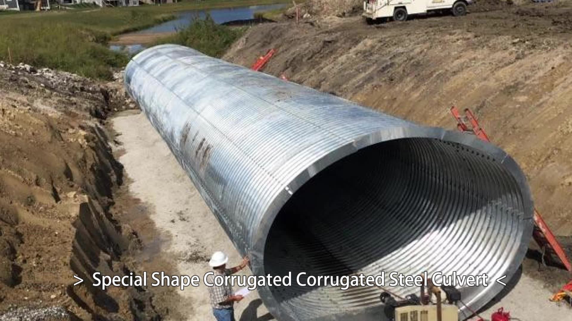 Corrugated Steel Pipe - Buy Q235 Corrugated Steel Pipe Mill,Bridge And ...