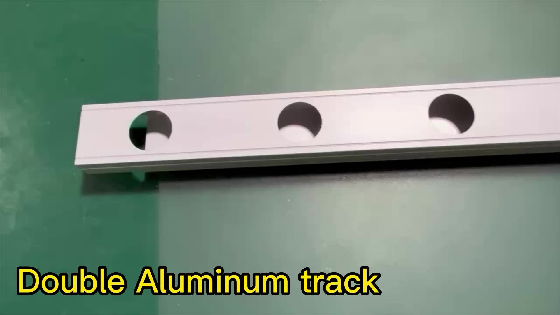 Custom Color 5hole 30mm Led Light Single Double Track Aluminum Profile ...