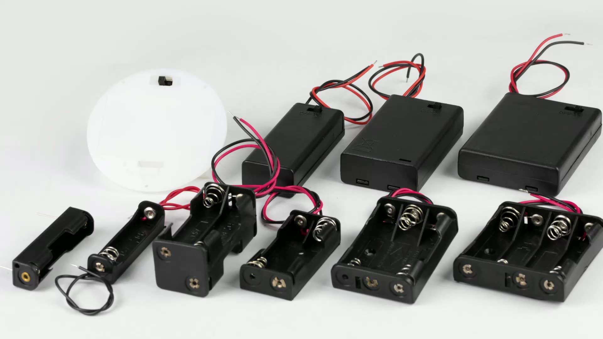 Plastic 9 Volt Battery Box Heavy Duty Guitar 9v Battery Holder With ...