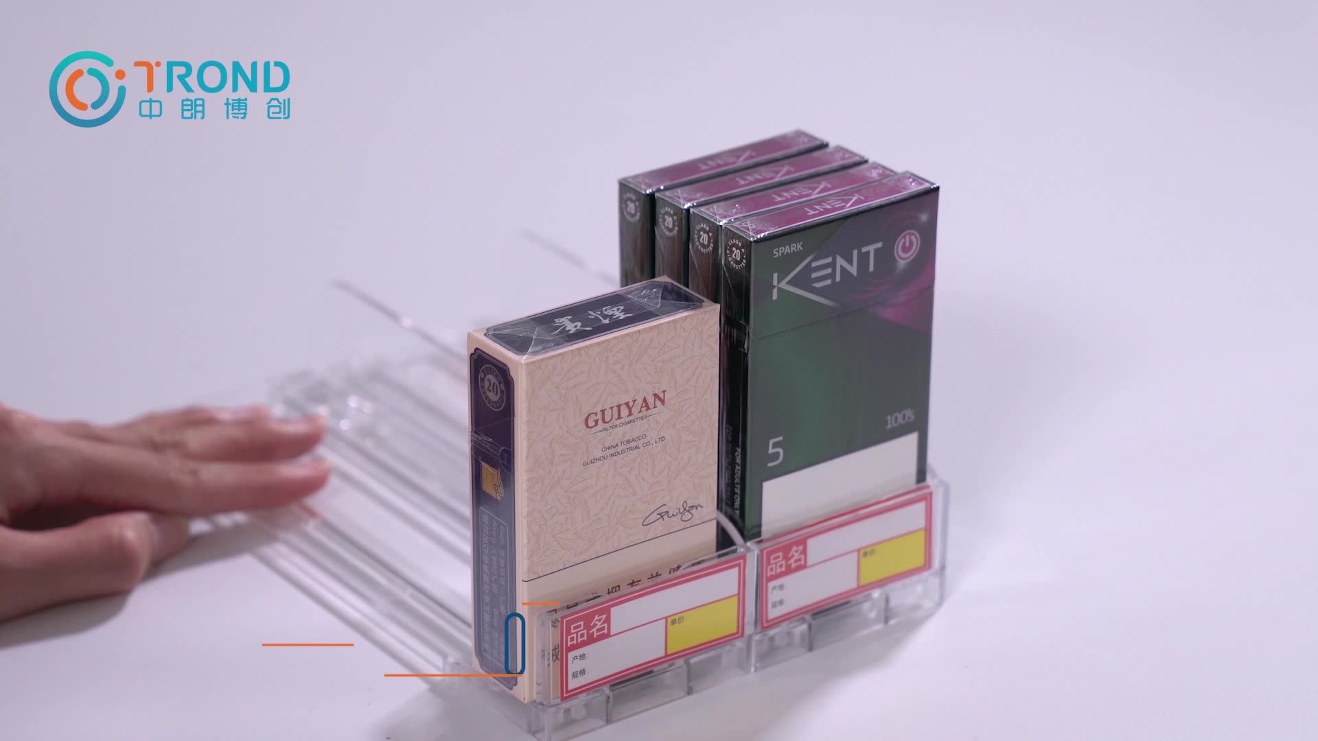 Clear Acrylic Supermarket Display Equipment Auto-feed Shelf Pusher ...