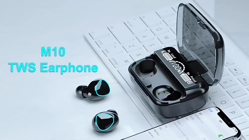 Original Audifonos Auriculares M10 Tws Bt V5.3 M 10 In-ear Earphones Wireless Gaming ...