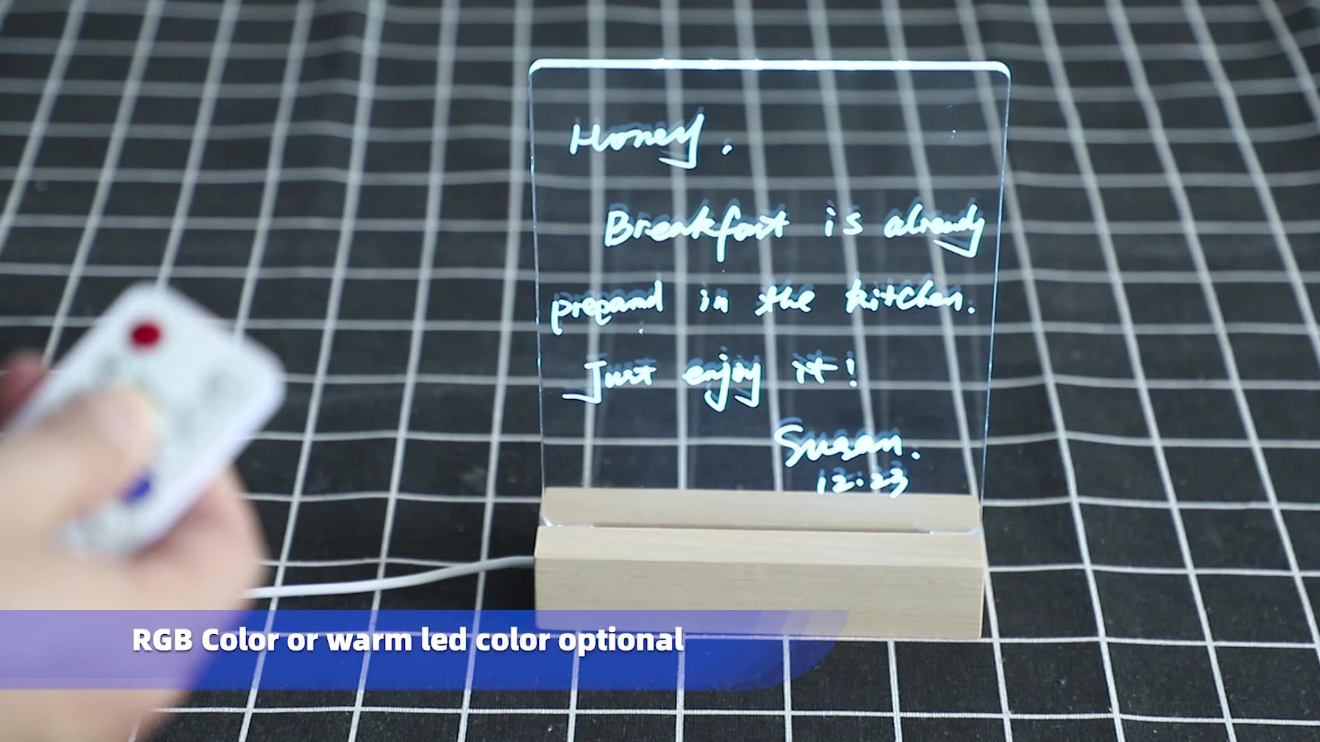 Wholesale Solid Standard Wooden Led Display Night Light Base Wood 3d ...