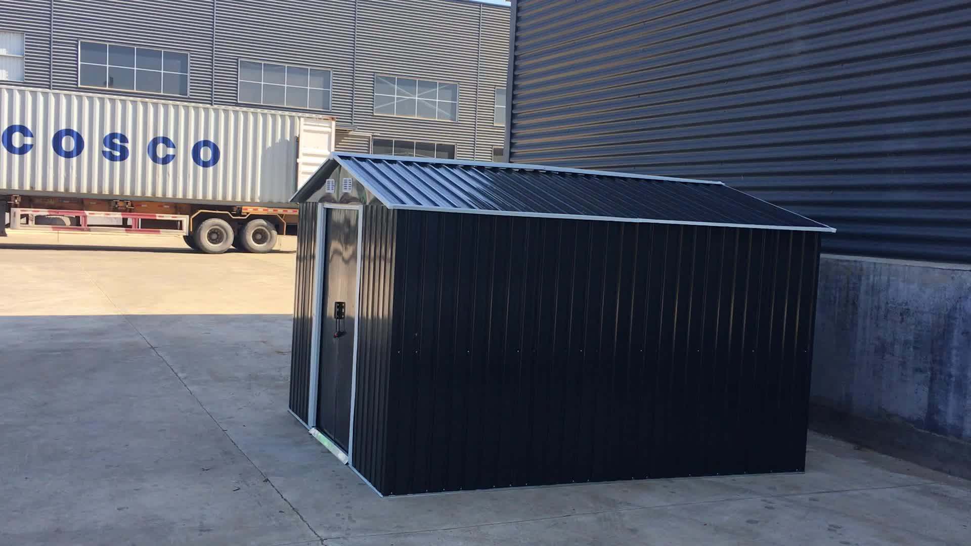 Chinese Garden Shed Sheds Outdoor Storage 10x8ft Double Door Workshop ...