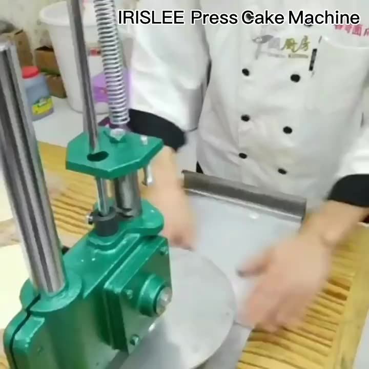 Manual Flat Bread Flattening Machine/20cm Diameter Dough Sheet Pressing ...