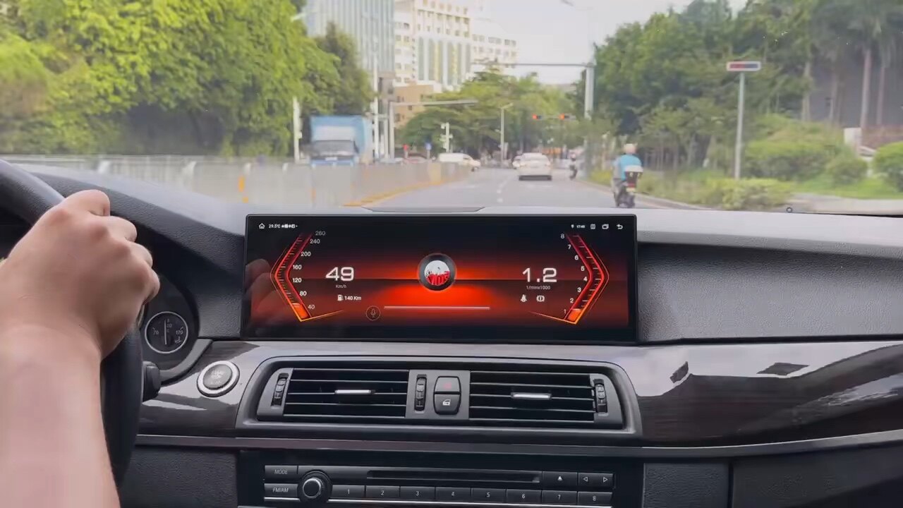 Navihua For Bmw 5 Series F10 Upgrade 14.9 Inch Touch Screen Multimedia ...