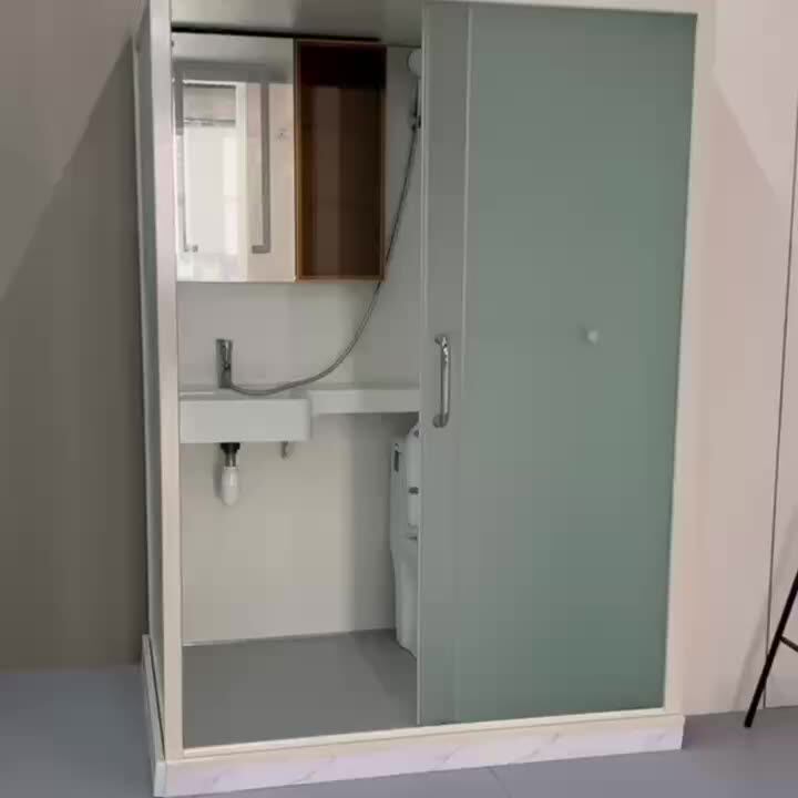 Luxury Style Precast Shower Toilet Combo Prefab Marine Bathroom Unit ...