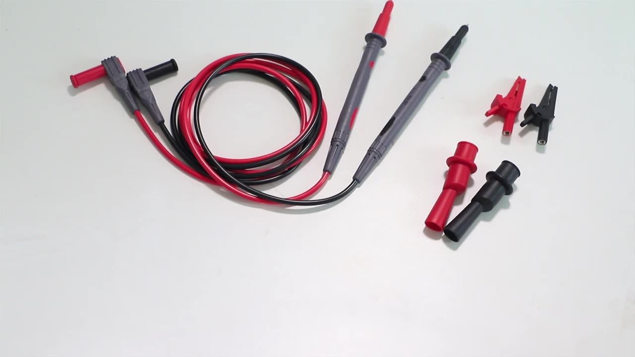 Safety Retractable Stackable 4mm Banana Plug Test Leads - Buy Banana ...