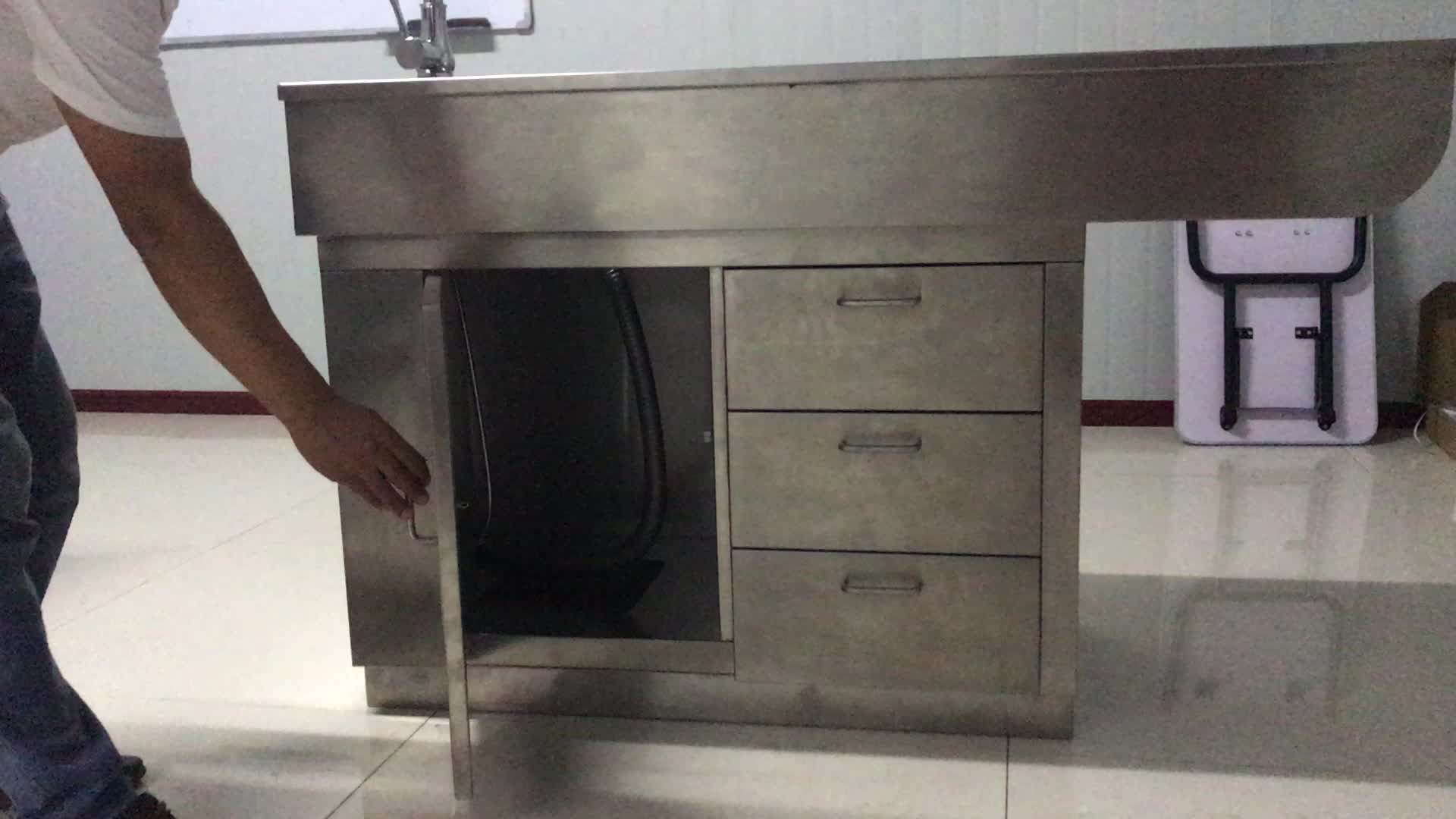 Operating Wet Table Veterinary With Drawers 304 Stainless Steel - Buy ...