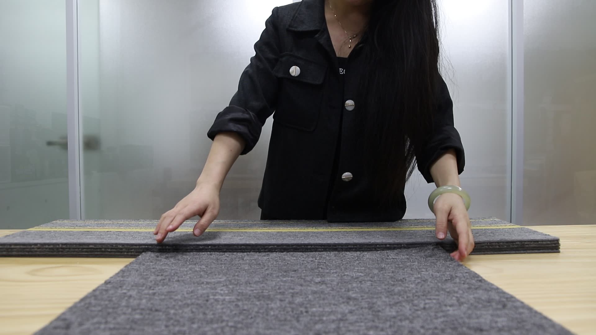 Splicing Pp Carpet Tiles Eco-friendly Office Hotel Floor Non-slip Pvc ...