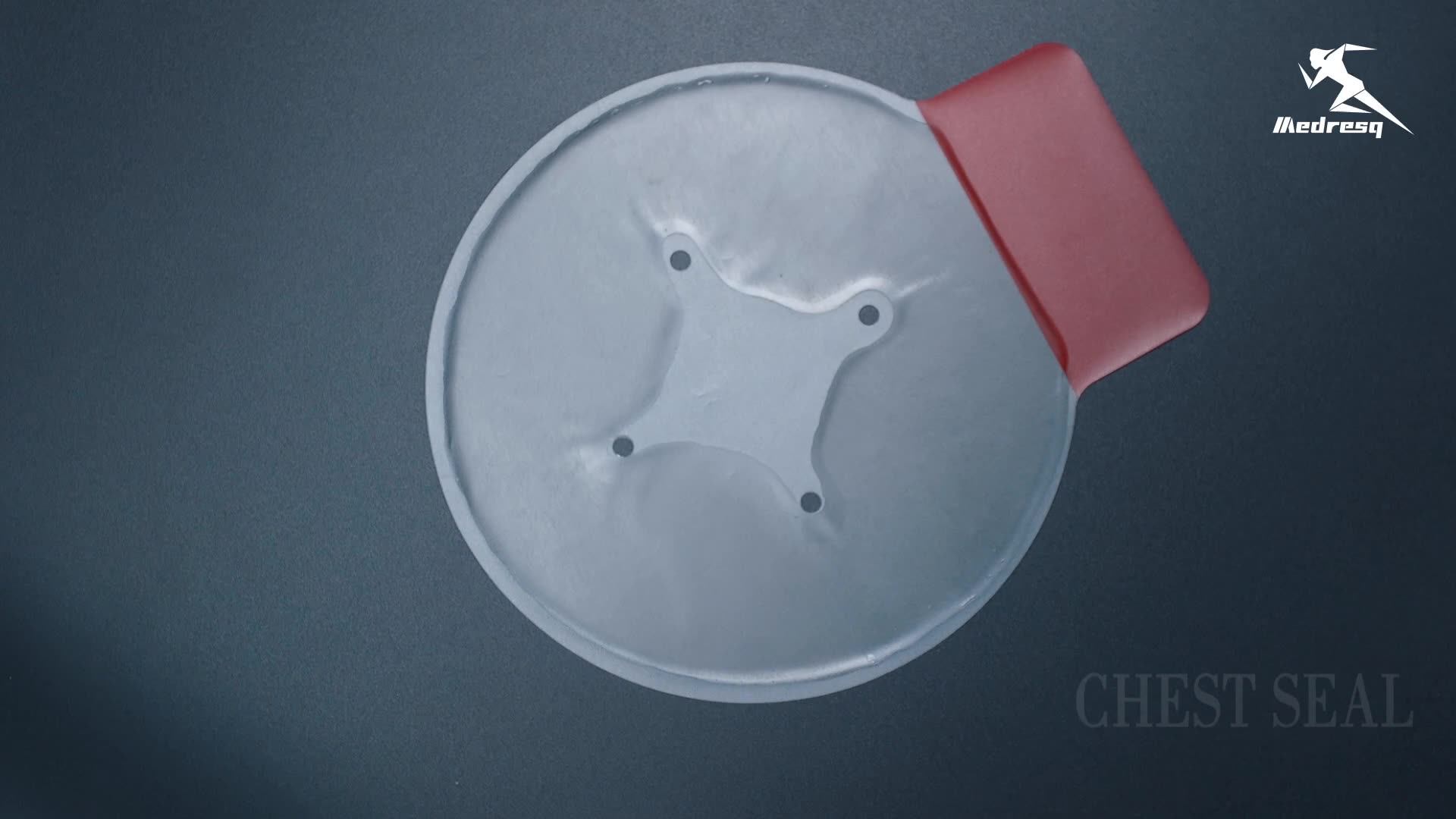 Medresq High Quality First Aid Wound Dressing 4 Holes Vented Emergency ...