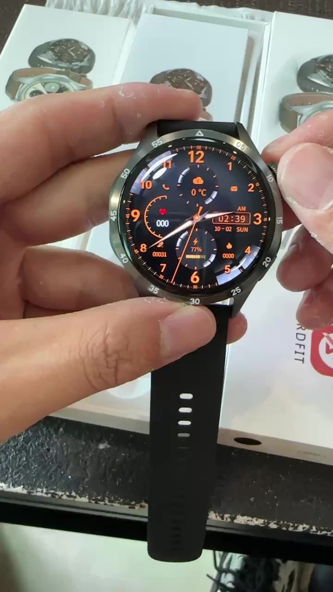 Gt4 Pro Plus Round Screen Smartwatch With Nfc Fitness Tracking Sport ...