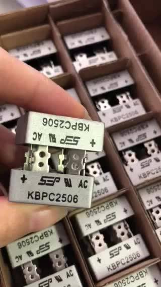 Rectifiers Kbpc2506 25a600v Plug-in Dip-4 Diodes Bridge Rectifier Kbpc ...