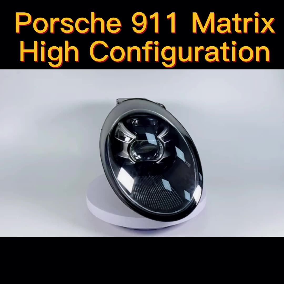 High Configuration Matrix Led Headlights Carrera 4 Cabriolet For 2022 ...