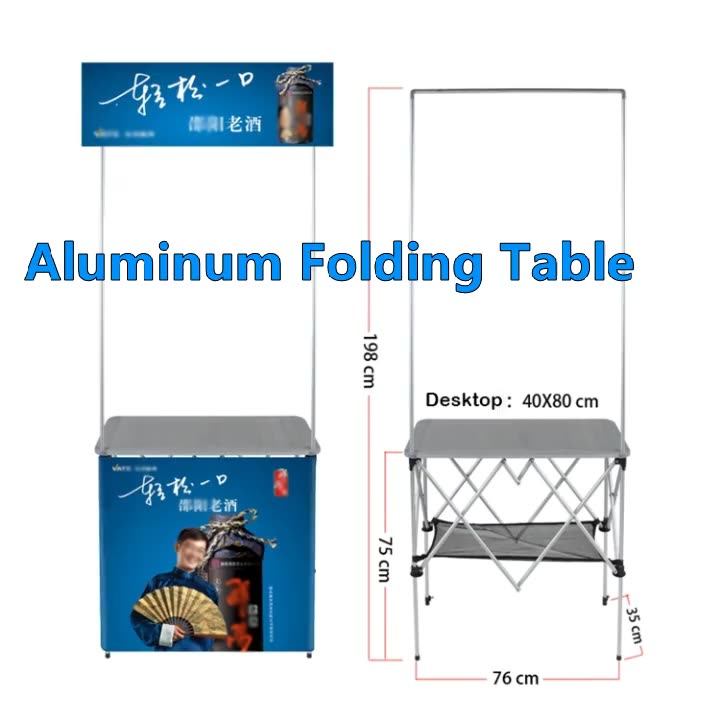 Guangzhou Factory Promotion Display Table Promotion Desk Folding Tables ...