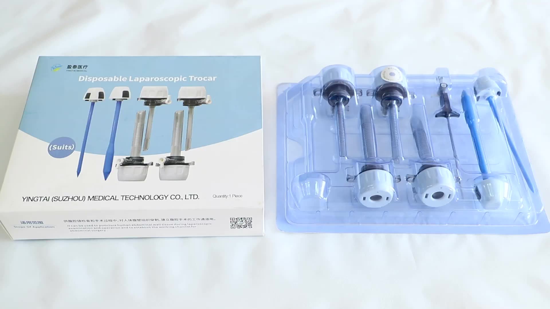 5mm 10mm 12mm Bladeless Laparoscopic Trocar Instruments,Disposable ...