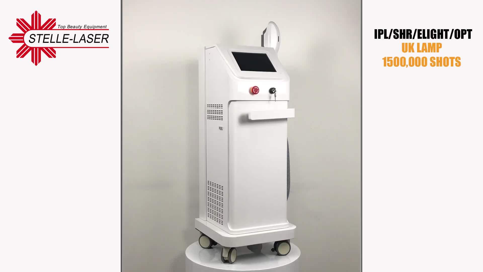 3 In 1 Vertical Ipl E-light Ipl Rf Laser Hair Removal Machine With Ce ...