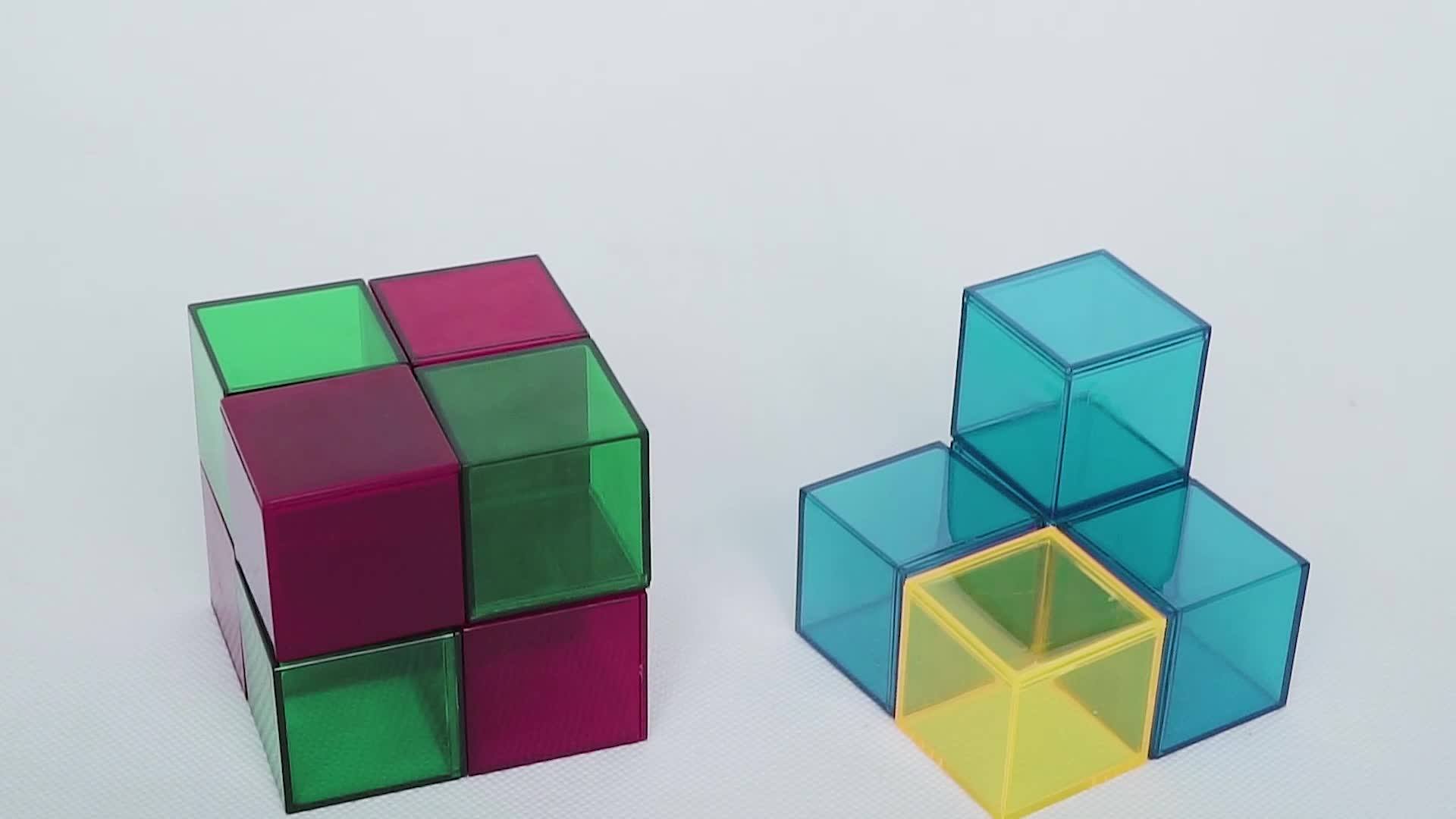 Acrylic Cube Patience Game Plastic Educational Toy For Sale Ql-026(b ...