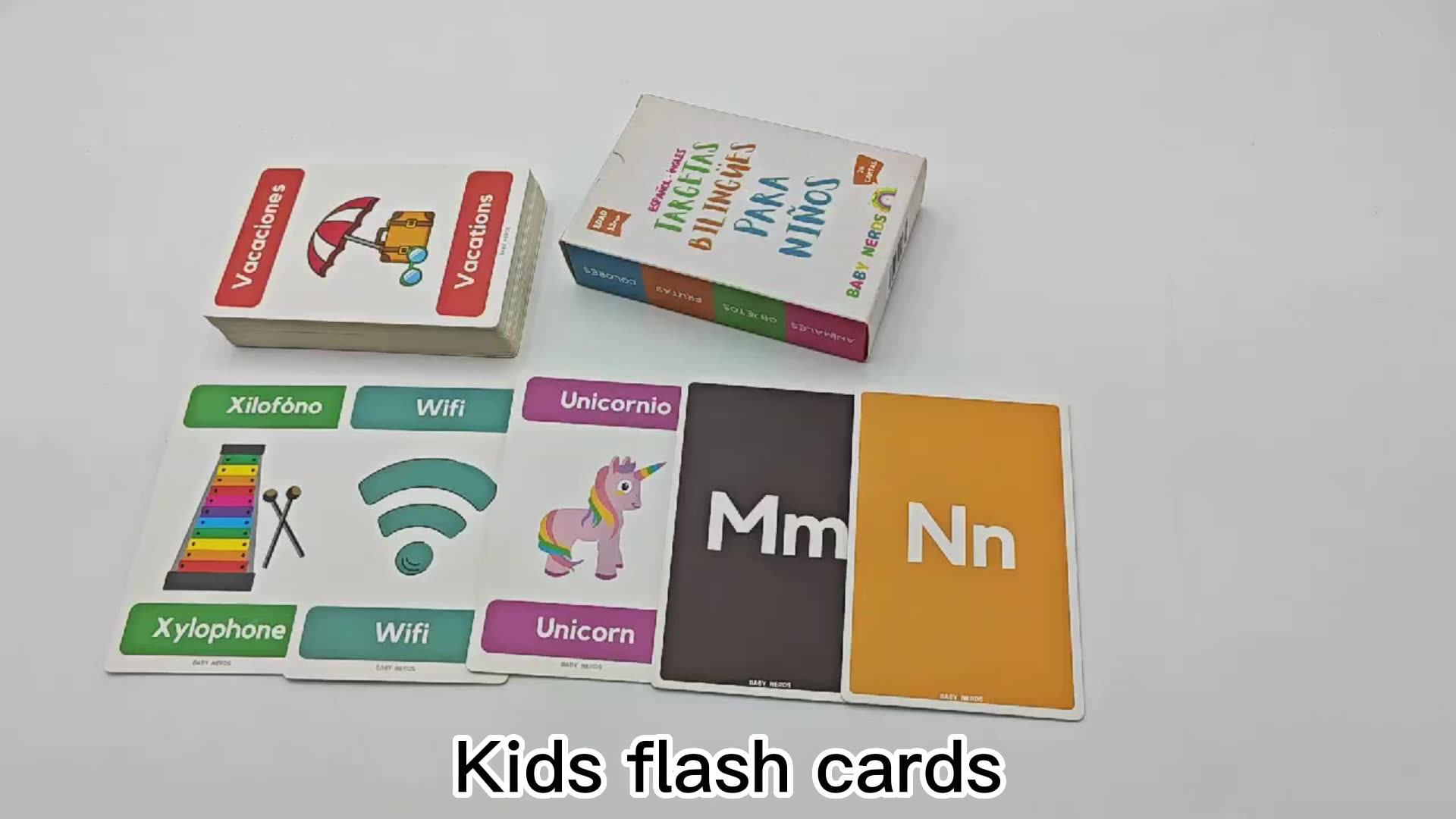 Custom Flash Cards/cognitive Cards Printing Services For Kids ...
