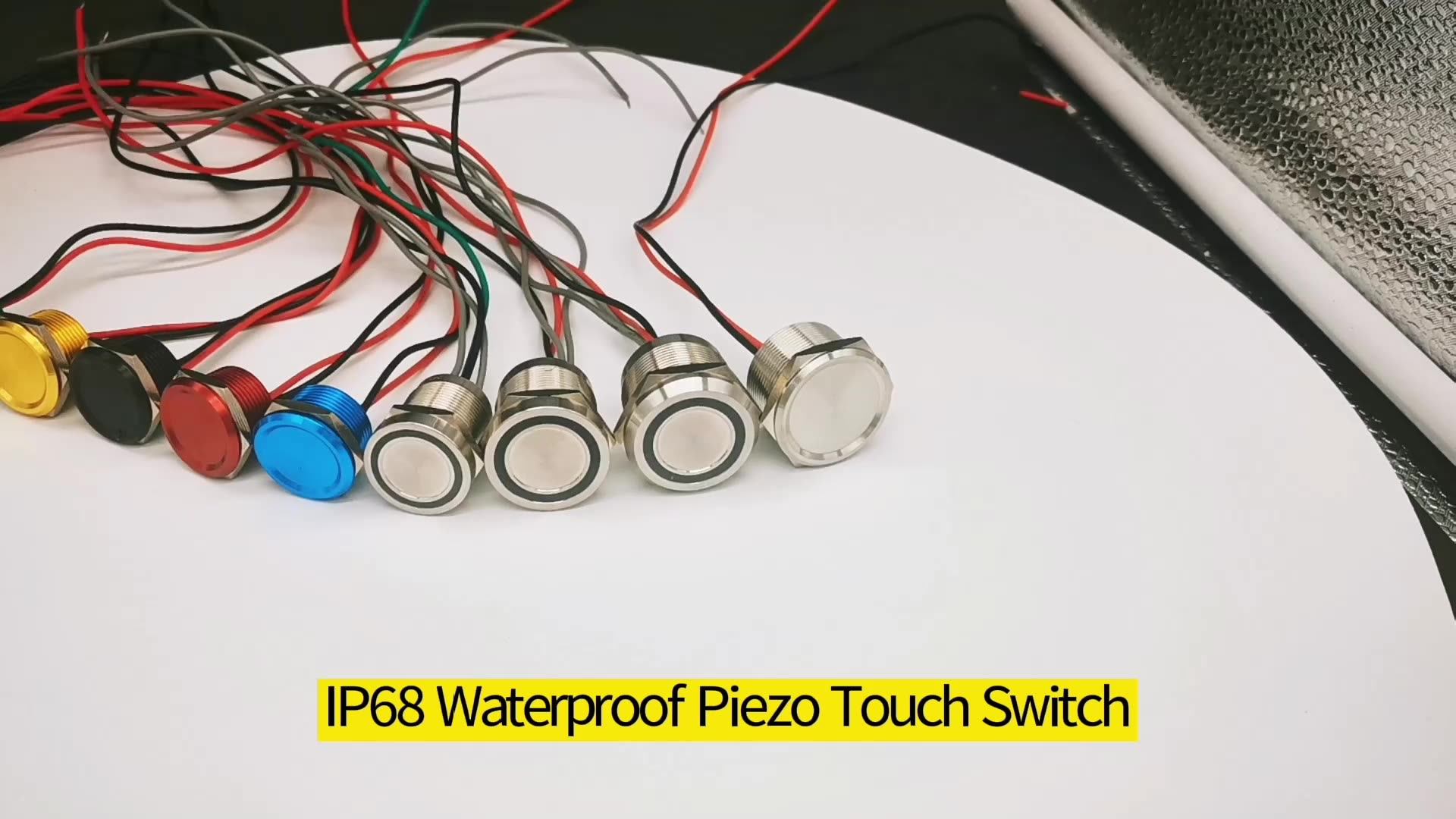 19mm 22mm 25mm Rgb Led Illuminated Pcb Ip 68 Boat Spring Lock Stainless ...