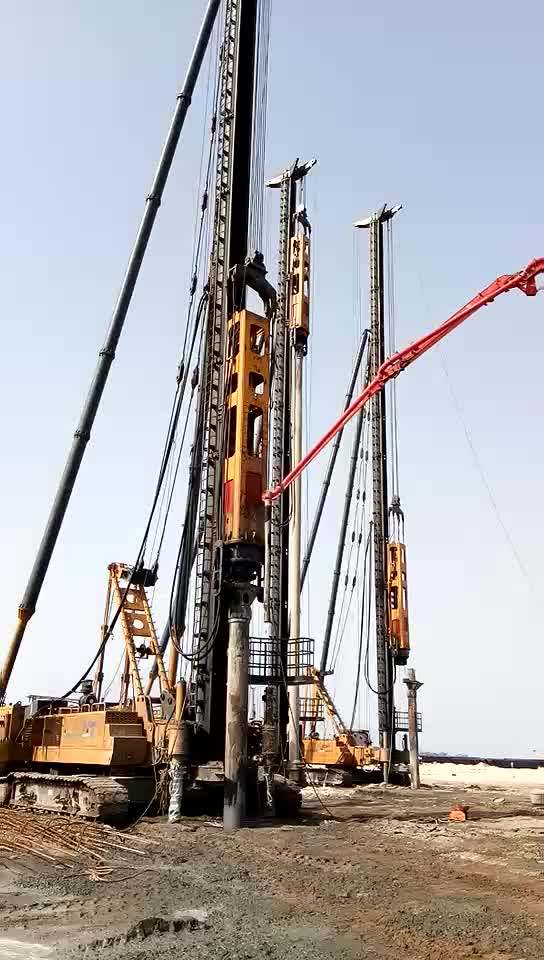 Hydraulic Impact Hammer Yc-4 Pile Driver For Infrastructure ...