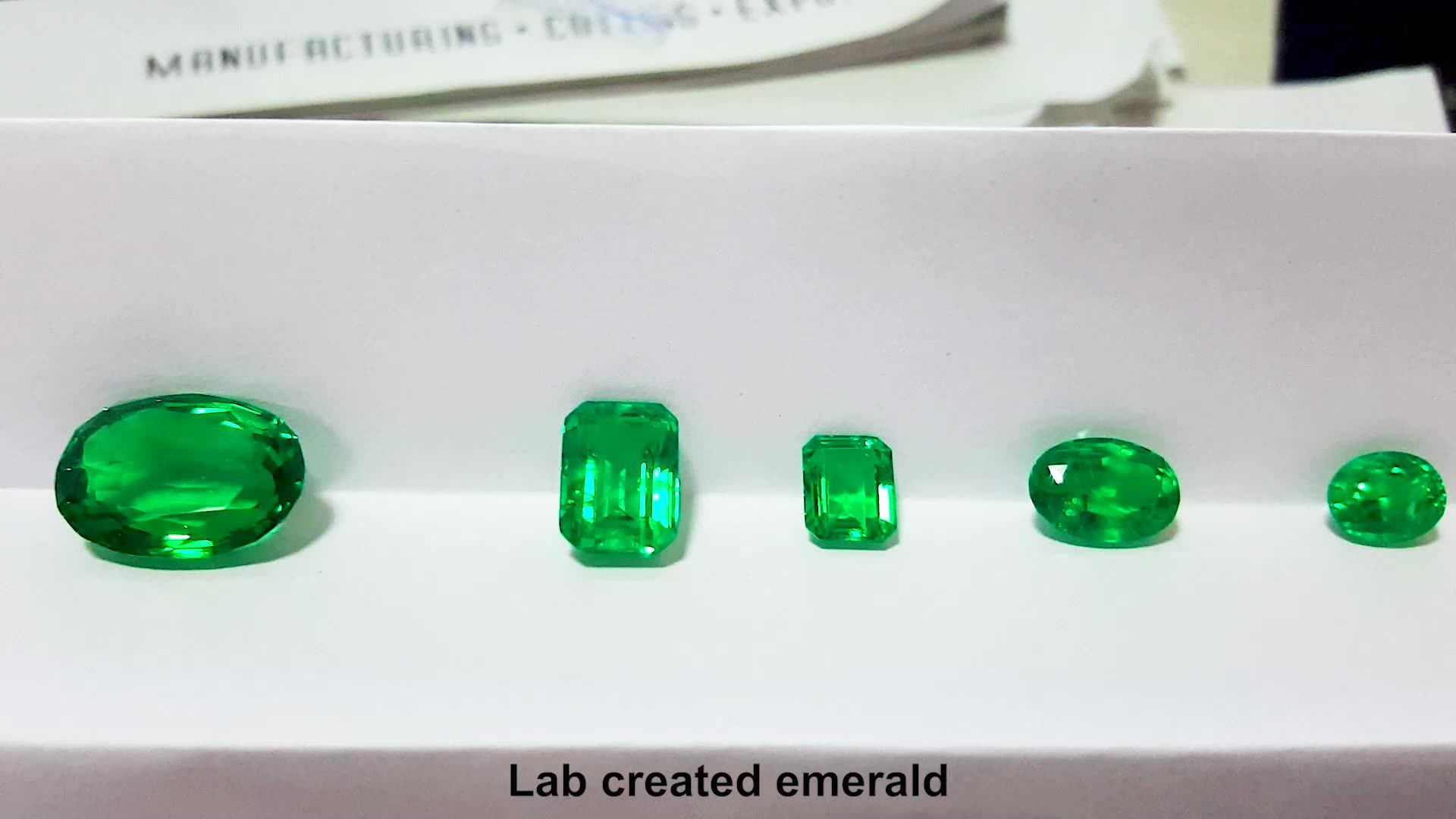 Colombia Lab Grown Emerald Synthetic Emerald Stone Hydrothermal Lab ...