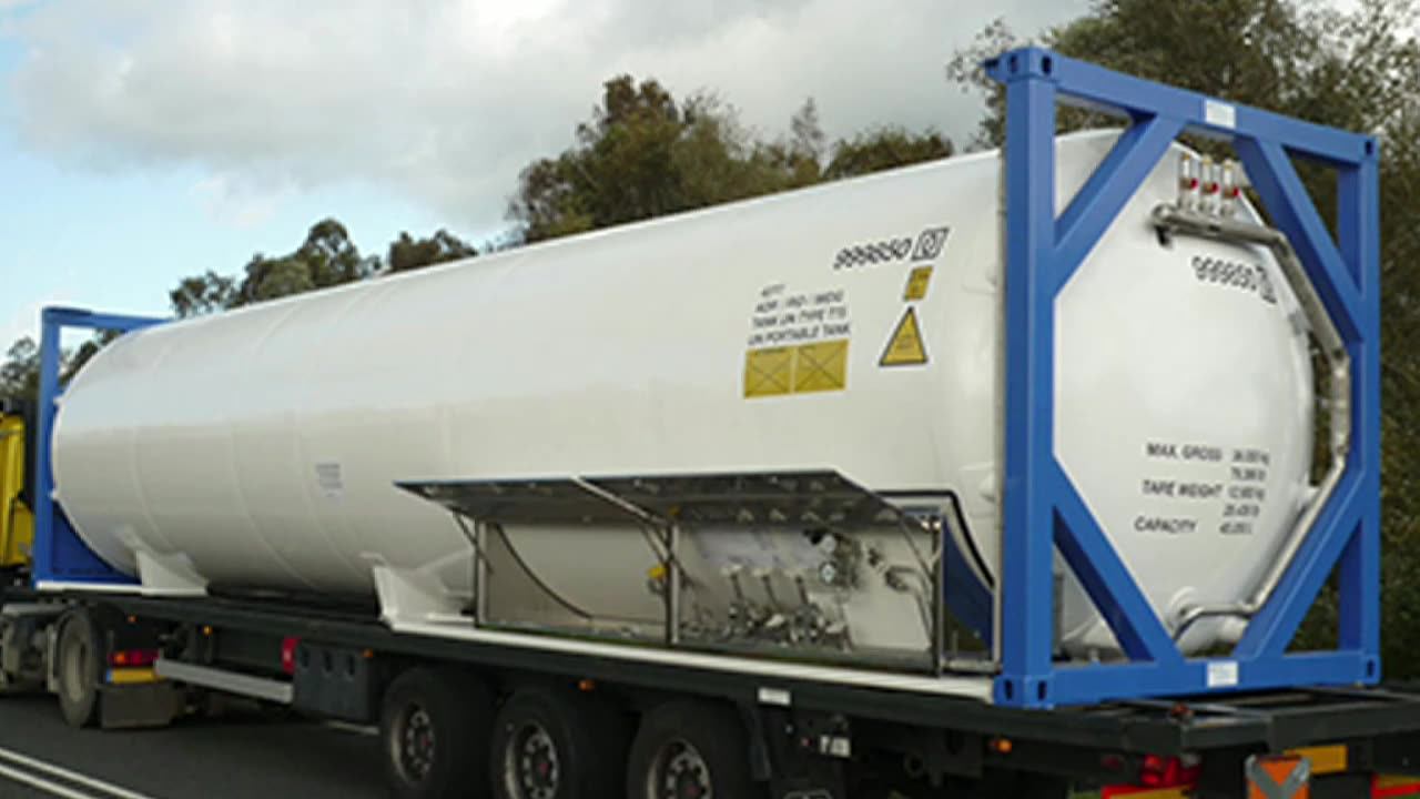T75 Un Portable Cryogenic 40ft Lng Iso Tank Container In Stock - Buy ...