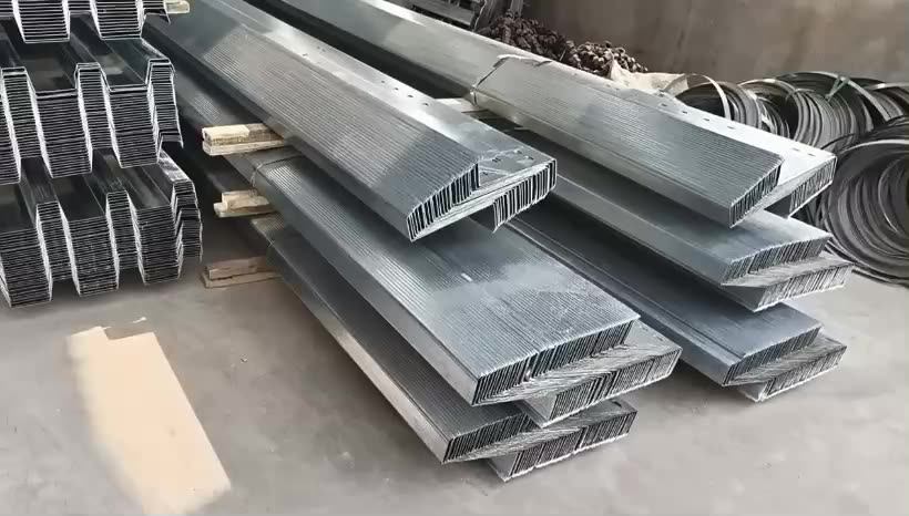 Structural Channel Steel Sheet Pile Hot Dip Cold Roll Galvanized Steel ...