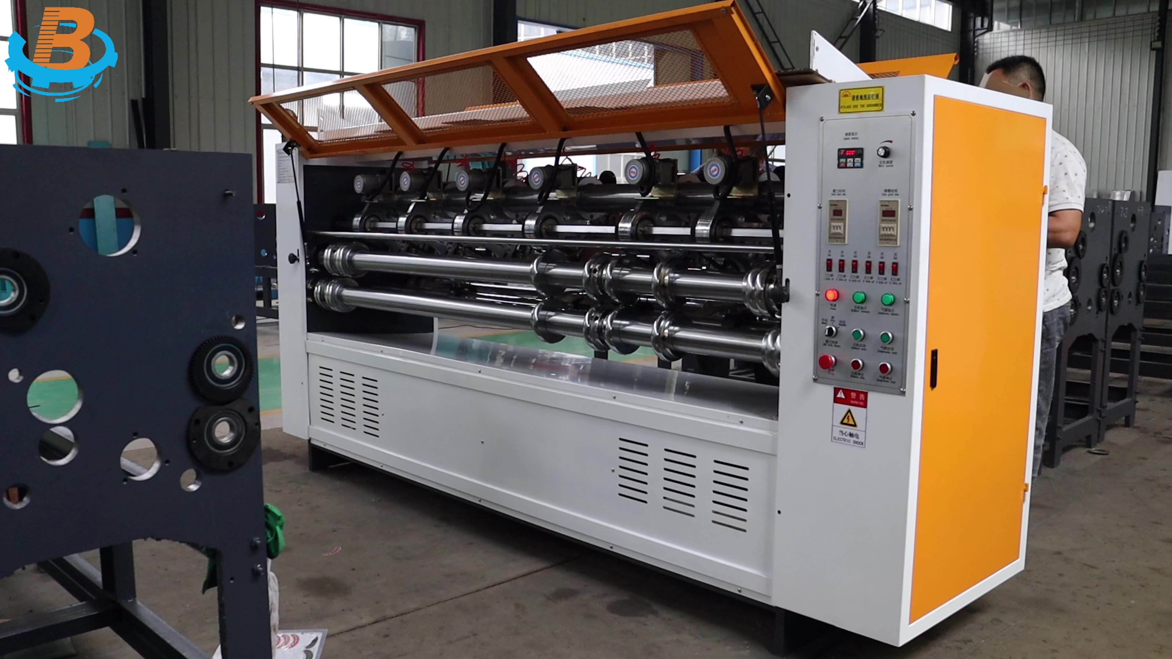Automatic Thin Blade Slitter Scorer Carton Making Machine Corrugated ...
