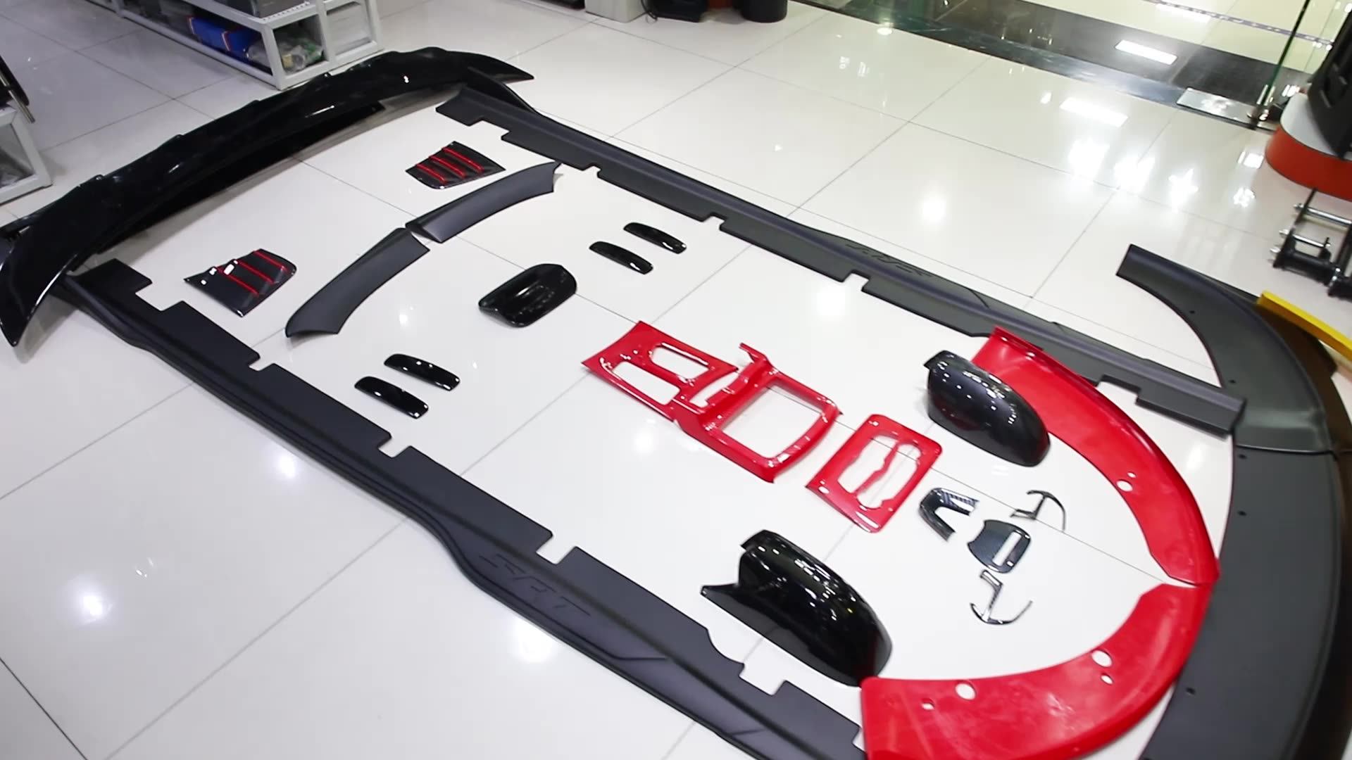 Car Sport Front Bumper Lip Diffuser Splitters Body Kit Scratch ...