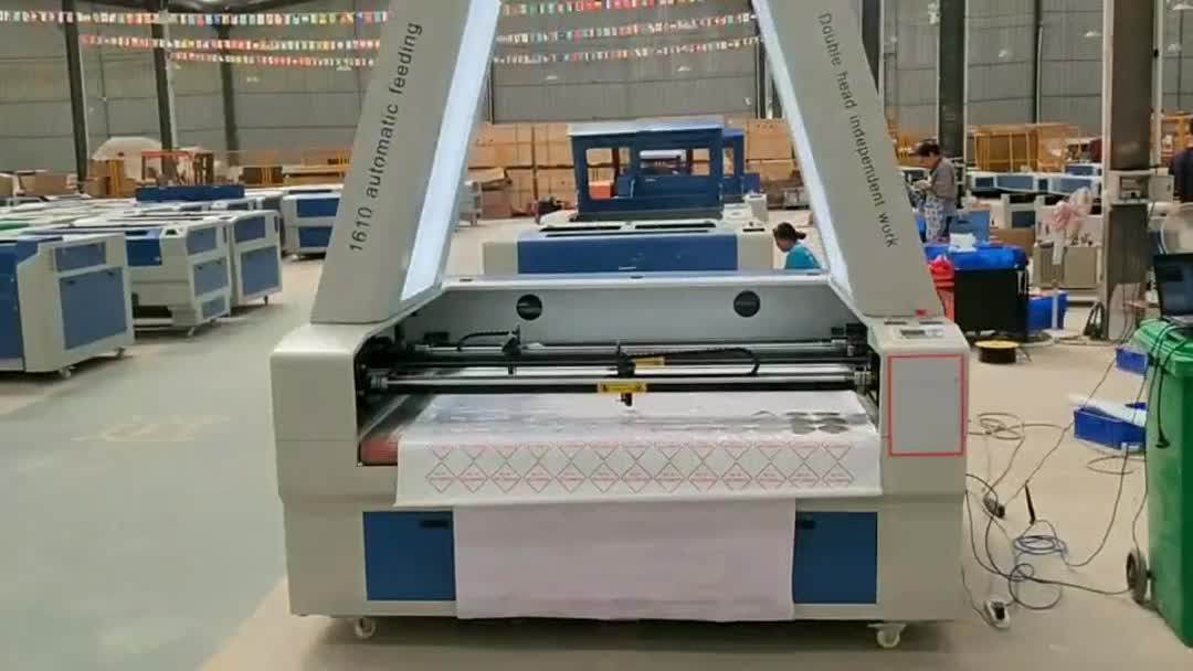 Co2 Laser Cutting Machine Auto Feed Large Format Ccd Camera Vision Cnc ...