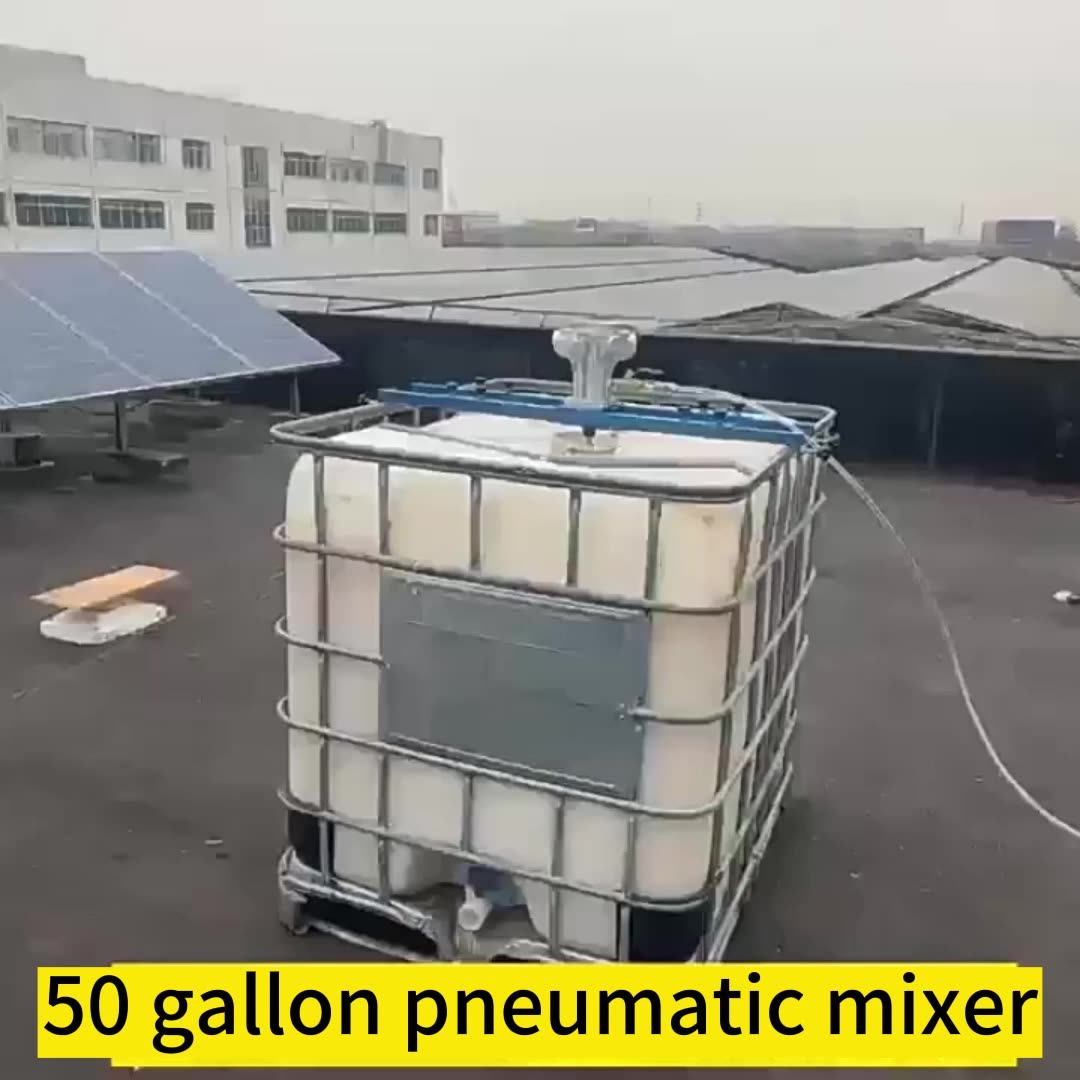 Ibc Tank Pneumatic Mixer Agitator One Ton Barrel Air Powered Dispersion ...