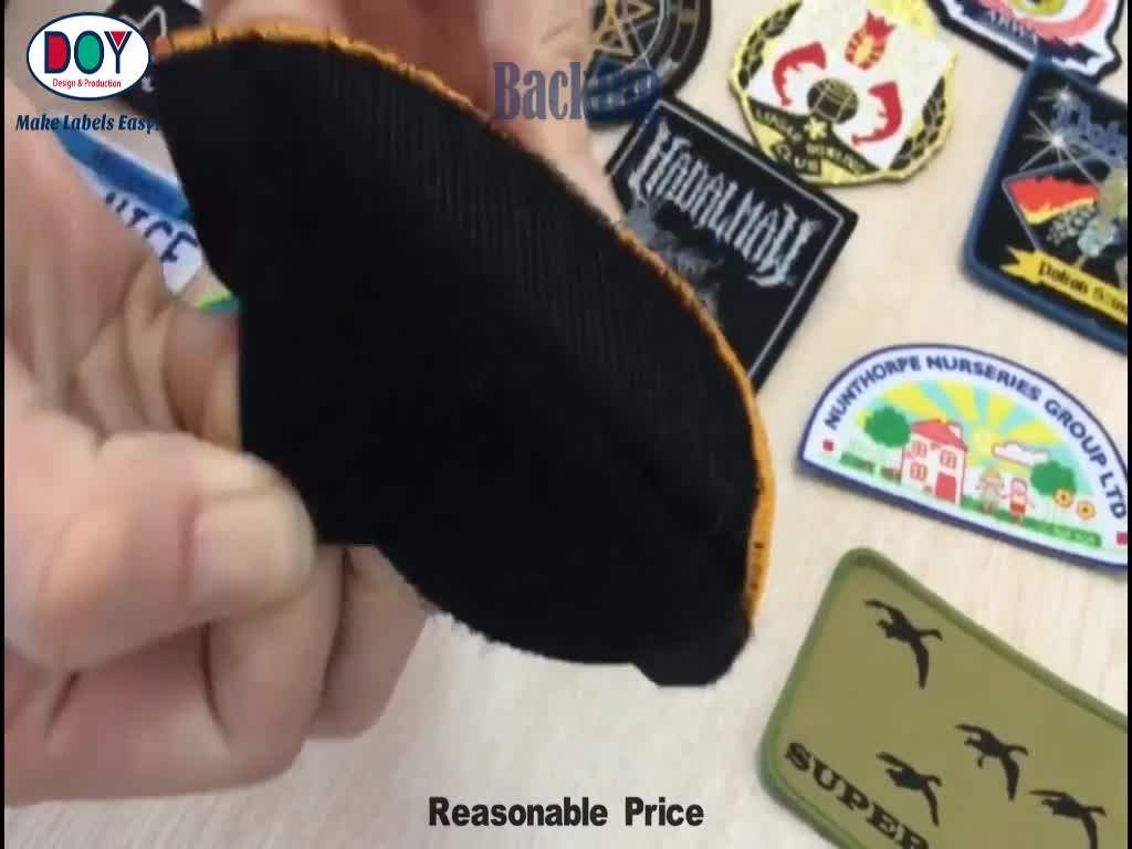 High Quality Custom Football Club Logo Woven Patches For Soccer Sports ...